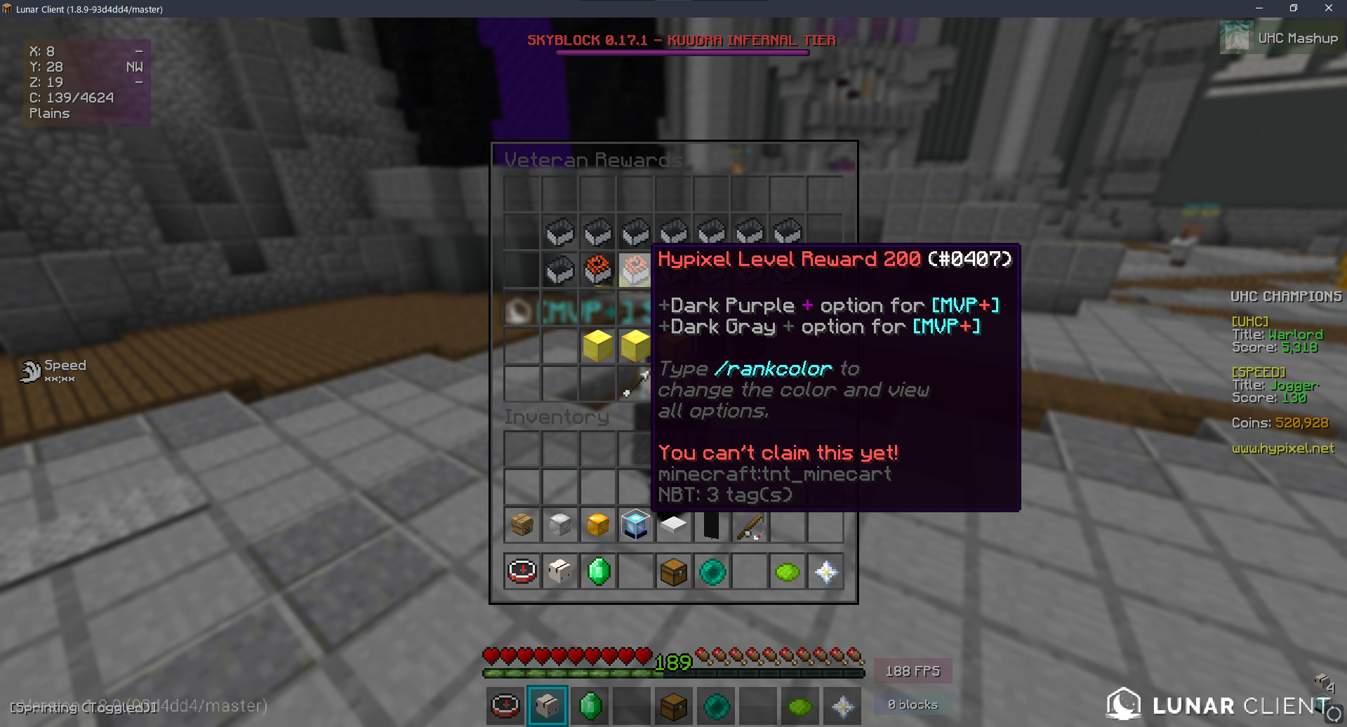 【Minecraft】Hypixel ランクの色の変え方 – Sazlog