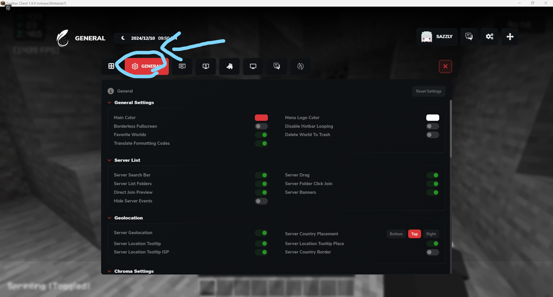 【Minecraft】Feather Clientを入れよう 2025年版 – Sazlog